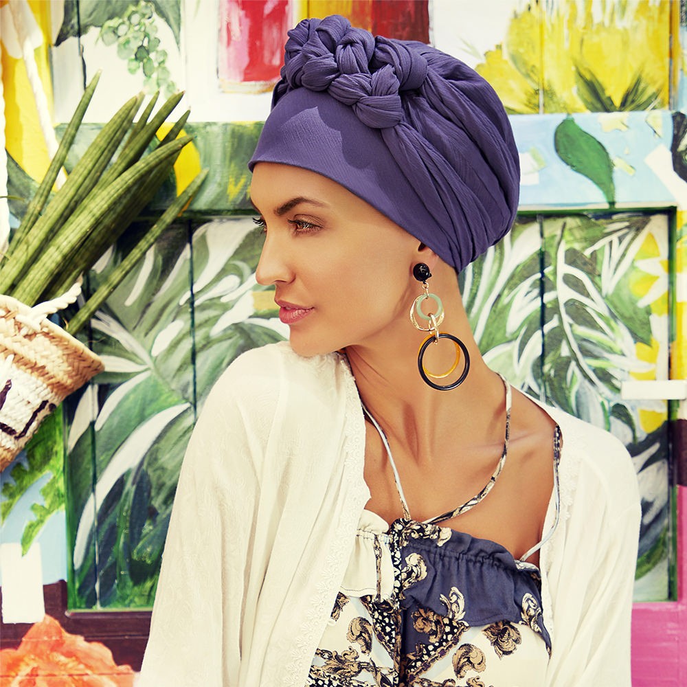 Boho Spirit Headwear 'Sapphire Turban' | Wigs Boutique Boho Spirit Headwear 'Sapphire Turban' | Wigs Boutique